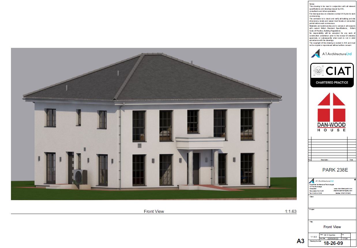 Feasibility House Design in Suffolk - A1 Architecture Ltd, Gloucester