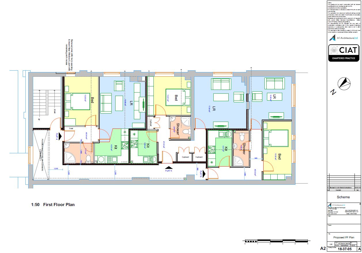 Flat conversion plans gloucester - A1 Architecture Ltd, Gloucester